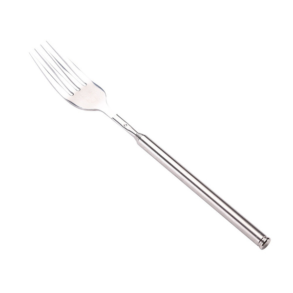 Funny Fork Extension Long Extendable Telescopic Freeloader Trick Prank ...