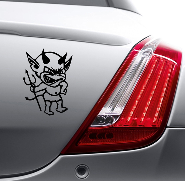 New Brand LITTLE DEVIL STICKER Car Bumper Van Window Laptop JDM VINYL ...