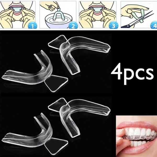 4pcs Silicone Night Mouth Guard for Teeth Clenching Grinding Dental ...