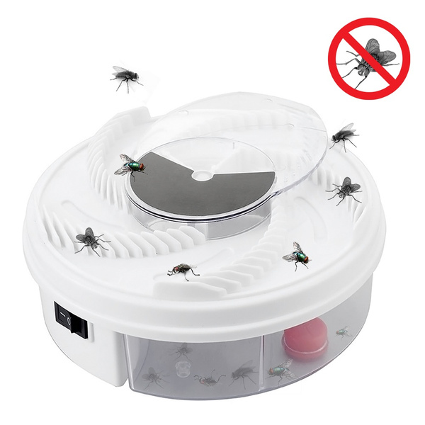 USB Pest Control Electric Fly Trap Device with Trapping Food Anti Flies ...