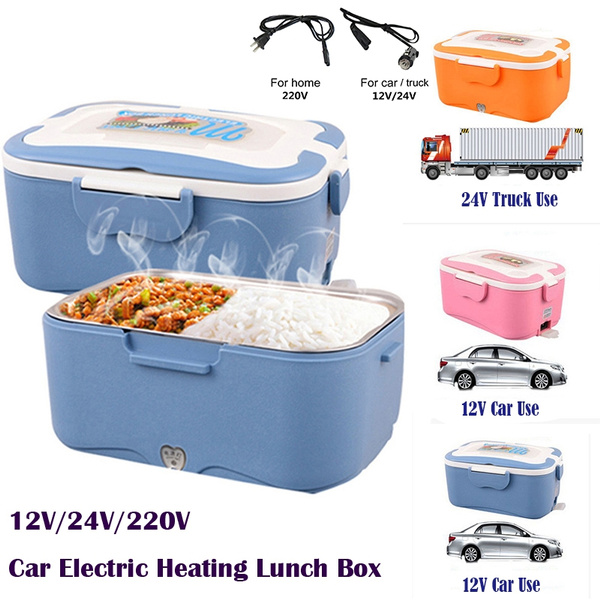 Upgrade Portable Electric 1.5L Heating Lunch Box Food Cooking Machine ...