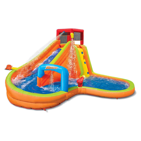 Banzai Lazy River Inflatable Outdoor Adventure Water Park Slide and ...