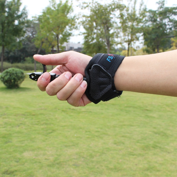 Compound Bow Release Aids Wrist Handle Grip Hunting Caliper Archery ...