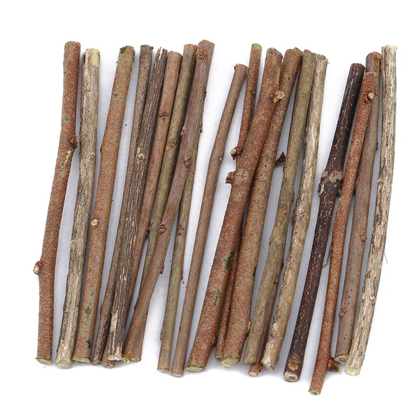 20 Pcs Natural Wooden Grocery Small Sticks DIY Crafts Photography ...
