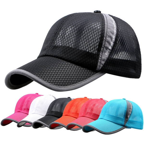 Unisex Breathable Quick Dry Mesh Baseball Cap Sun Hat | Wish