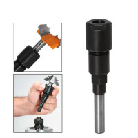 1pc 1/4inch 8mm 1/2inch 12mm Shank Router Bits Collet Extension ...