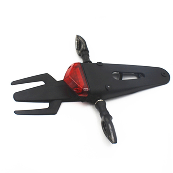 Motorbike LED Brake Stop Rear Fender Tail Light w/LED Turn Signal Light ...