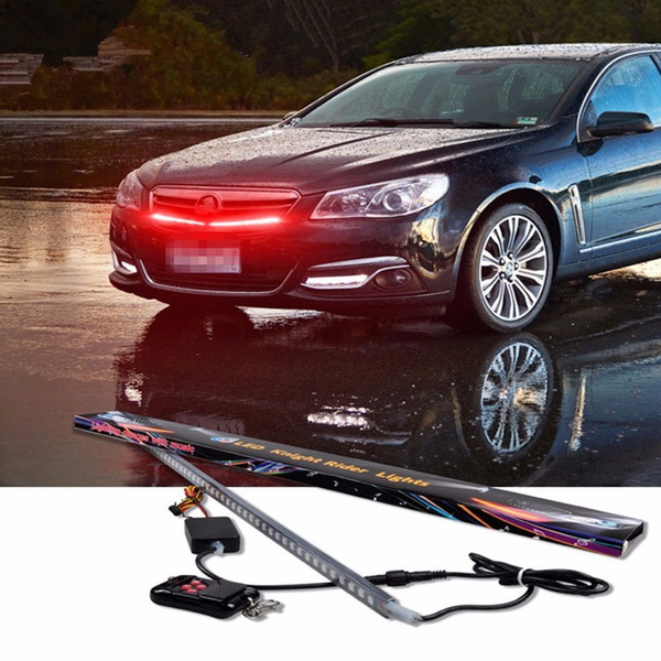 7 Colors Waterproof Knight Rider Strip 48 LED Light Kit Remote Bright ...