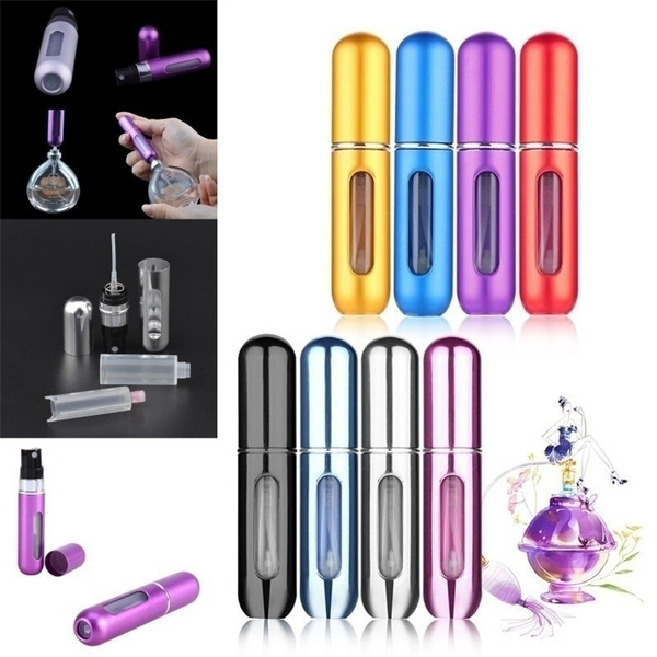 New 5ML Mini Empty Refillable Perfume Atomizer Bottle Travel Scent Pump ...