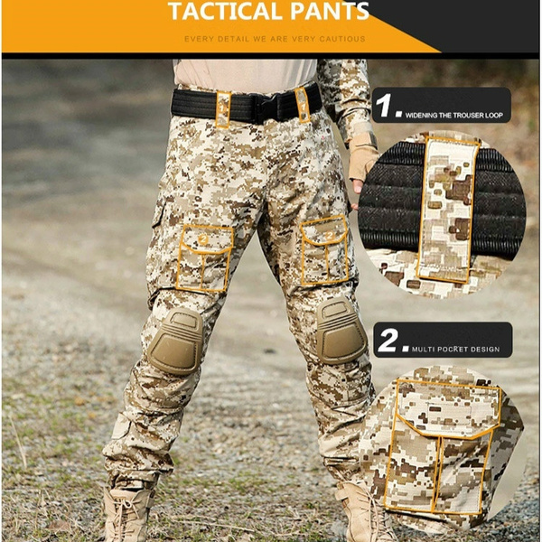 Tactical Hunting Pants Military Tactical Cargo Pants Camouflage ...