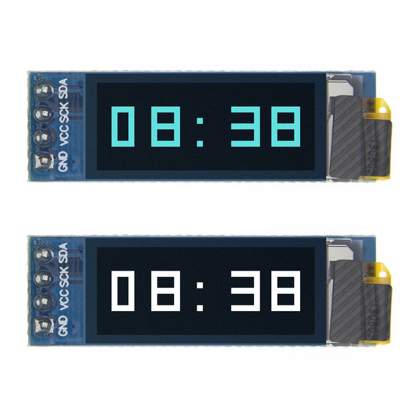 0.91inch I2C OLED Display Module IIC 0.91 inch I2C SSD1306 LED DC ...