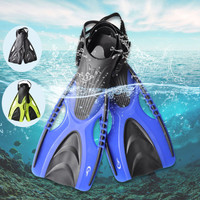 Adult Swim Fins Diving Fins Adjustable Speed Fins Super-Soft for Diving ...