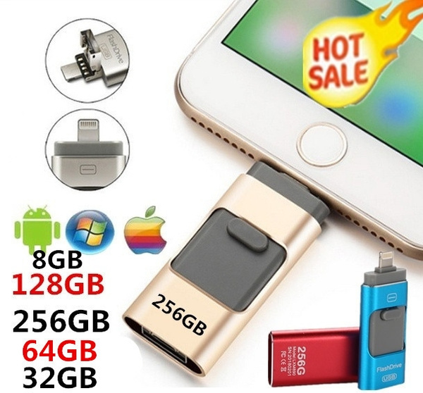 3in1 Usb flash drive For iPhone/iPad/Android/PC i-Flashdrive Pen Drive ...