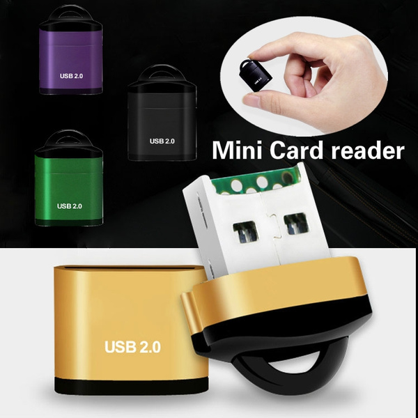 1 Pc Mini Car Vehicle USB Card Reader 1 Card Slot Mobile Computer Micro ...