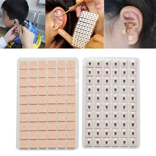 600Pcs Magnetic Therapy Ear Patch Auricular Auriculotherapy Acupuncture ...