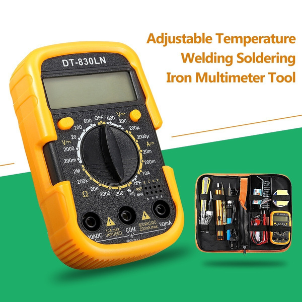 Pro 60W Electric Soldering Iron Kit Adjustable Temperature Welding ...