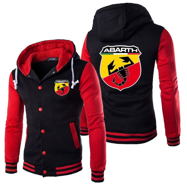 Car Logo Abarth Men Women Baseball Jacket Sweatshirts Fleece Hoodie ...