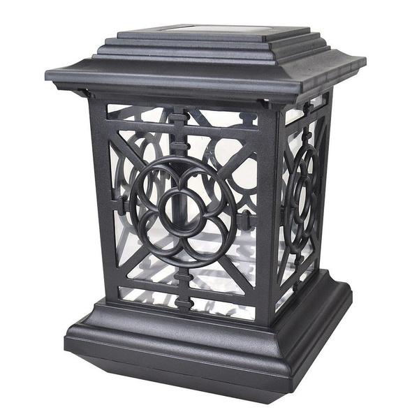 Moonrays 91189 Bancroft Outdoor Plastic Solar LED 4 x 4 Inch Deck Post ...