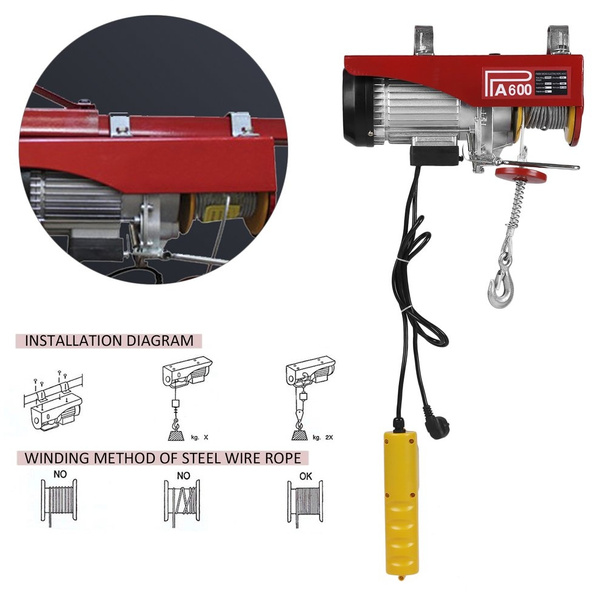 Electric Wire Hoist 200-400KG/300-600KG/400-800KG Auto Lifting Sling ...