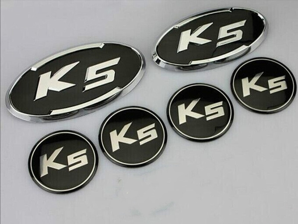 KIA OPTIMA K5 car emblem badge 3d car sticker+ Wheel Centre Cap ...