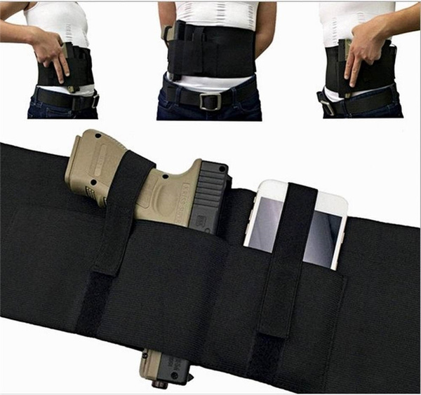 Multifunction Gun Waistband Holster Tactical Belt With Magazine Pocket ...