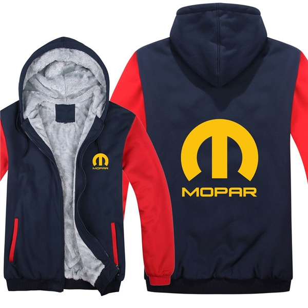 Winter Mopar Hoodies Men Fashion Coat Wool Liner Jacket Mopar ...