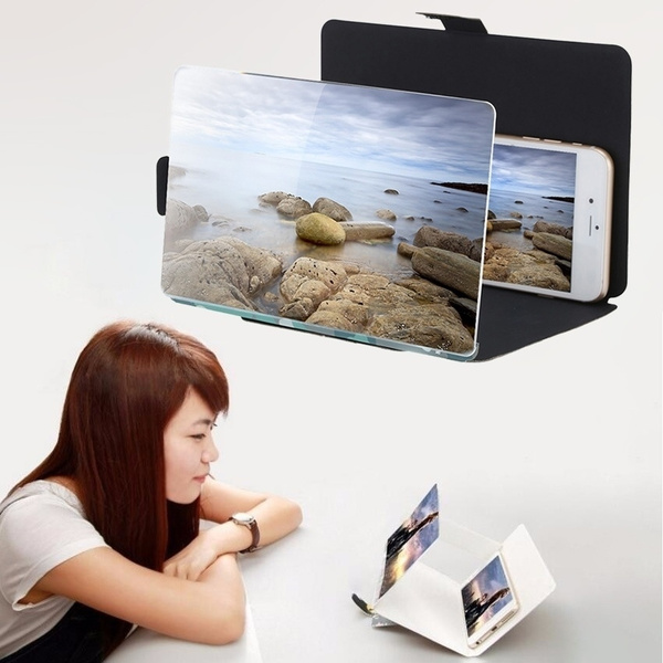 3D Mobile Phone Screen Magnifier HD Portable Folding Enlarged Expander ...
