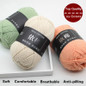 4 Strands of Wool Soft Crochet Milk Cotton Knitting Yarn Baby Knit Wool ...