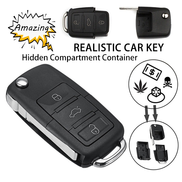 Portable Amazing Stash Car Key Safe Compartment Container Secret Hide ...