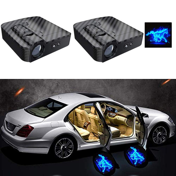 2PCS Carbon Fiber Texture Universal Wireless Universal Car Projection ...