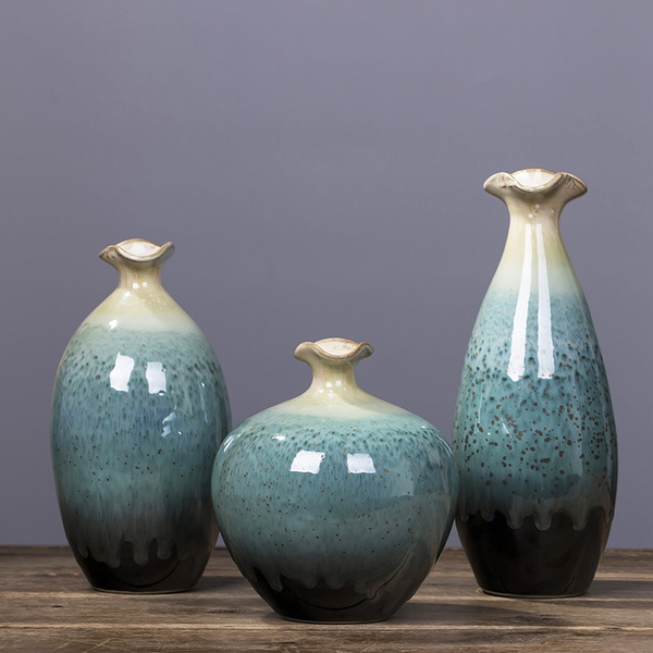 Exquisite Ceramic Vases, Zen Home Decoration Flower Arrangement Water ...