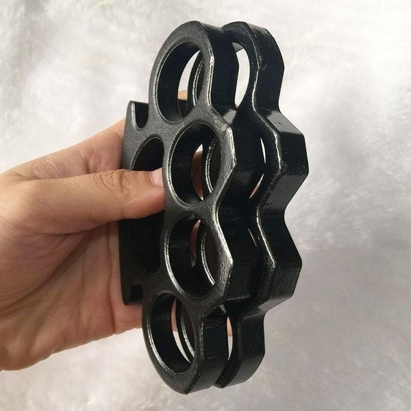 Brass Knuckles Tactical Survival Multi-Functional Self Defense Duster ...