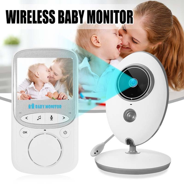 2.4 Inch Video Baby Monitor Two-way Intercom Temperature Display Night ...