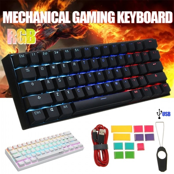 ANNE PRO 2 Gateron Switch Bluetooth USB 60% RGB Mechanical Gaming ...