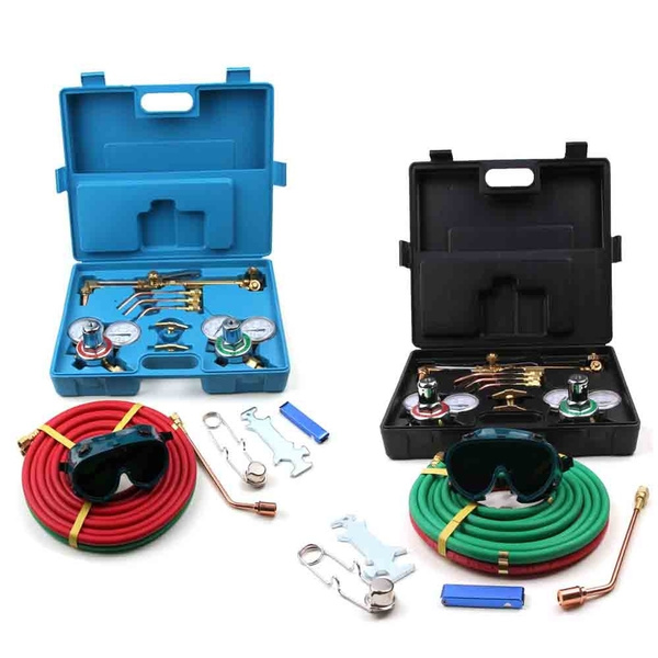 Gas Welding Cutting Welder Kit Oxy Acetylene Oxygen Torch with Hose ...