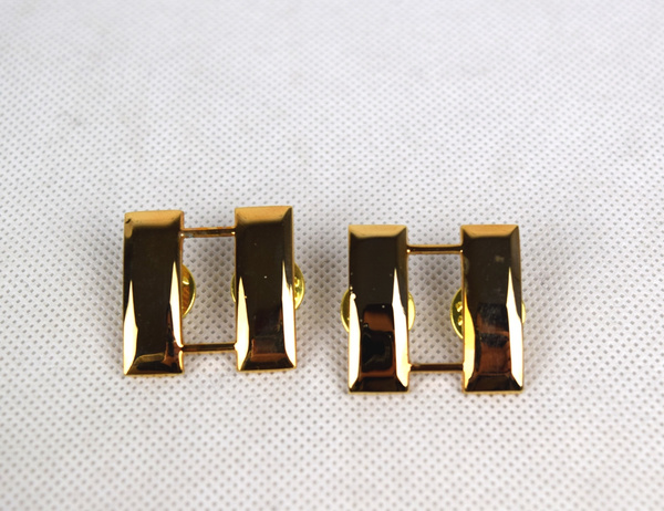 US WWII U.S. Officer's Captain Rank Insignia Badge Gold | Wish