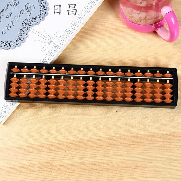 Fashion 17 Digits Abacus Soroban Beads Column Traditional Kid School ... Fashion 17 Digits Abacus Soroban Beads Column Traditional Kid School ...