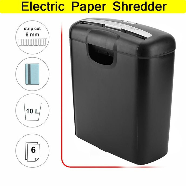 6 Sheet High-Security Micro-Cut Paper, CD, And Credit Card Shredder | Wish
