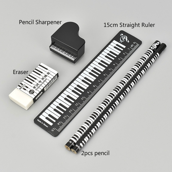 Musical Note Stationery Set Piano Keyboard Pattern Music Examination ...