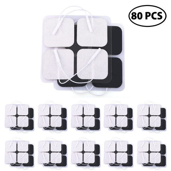 80pcs Tens Unit Electrode Pads Replacement For Tens 7000 3000 Massage