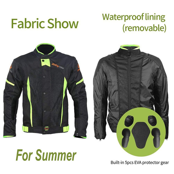 Summer Reflective Breathable Jacket Motorcycle Racing Jackets Knight ...