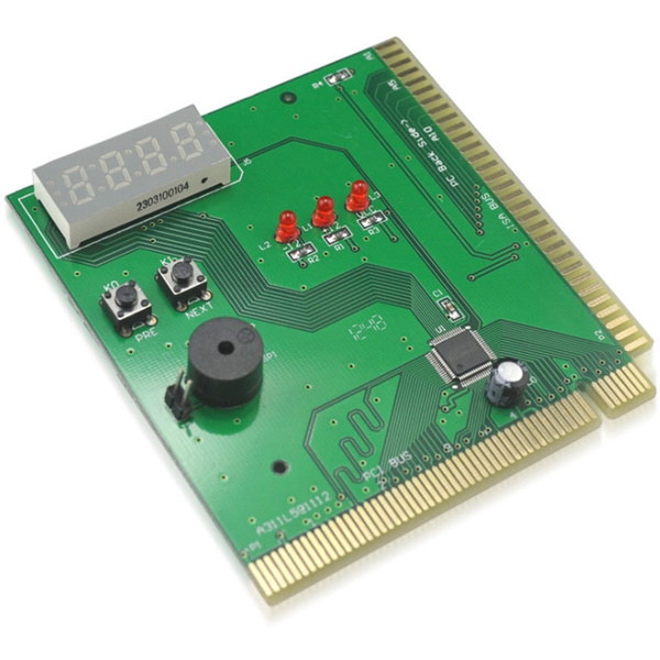 4-Digit PC Analyzer Tester Diagnostic Motherboard Post Test Card for ...