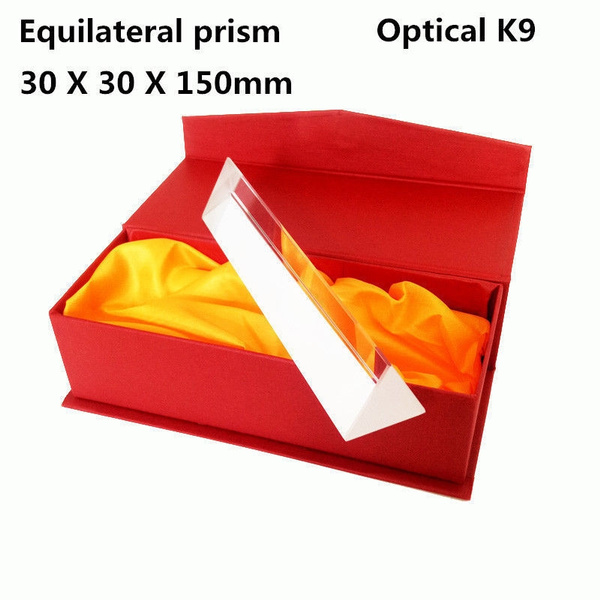 Optical Glass Prism Amlong Crystal Triangular Prism – 8 Inch For Light ...