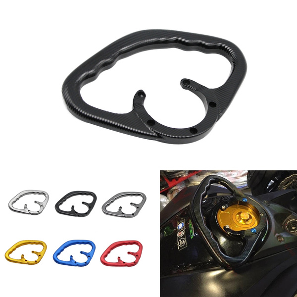 Motorcycle CNC Handrail Handgrips Passenger Handles Armrest Safety Tank ...