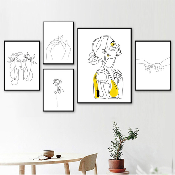 Digital Prints Prints Wall Line Art Art & Collectibles etna.com.pe