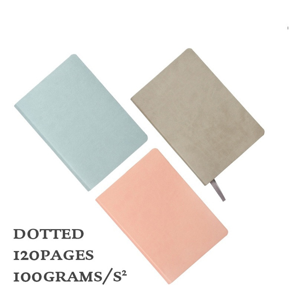 Dotted Bullet Notebook Dot Grid Journal Simple Hand Book Diary Bujo | Wish