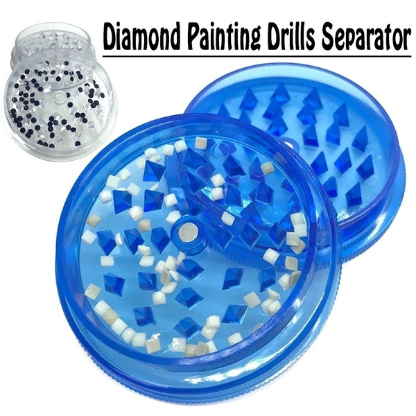 1pc New Diamond Painting Drill Separator Transparent Plastic Box Apply ...