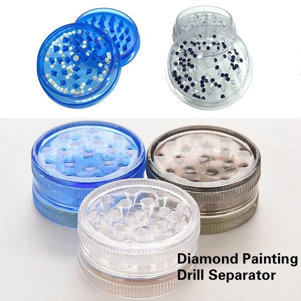 1pc New Diamond Painting Drill Separator Transparent Plastic Box Apply ...