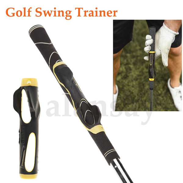 Useful Outdoor Alignment Golf Swing Trainer Training Grip Practicing ...