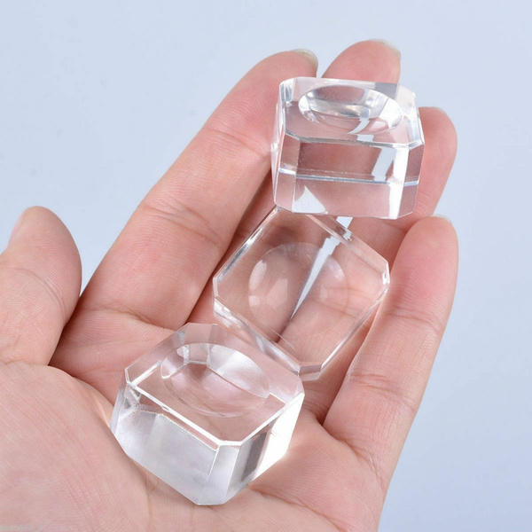 2pcs Crystal Display Stand Holder for Crystal Ball Sphere ORB Globe ...